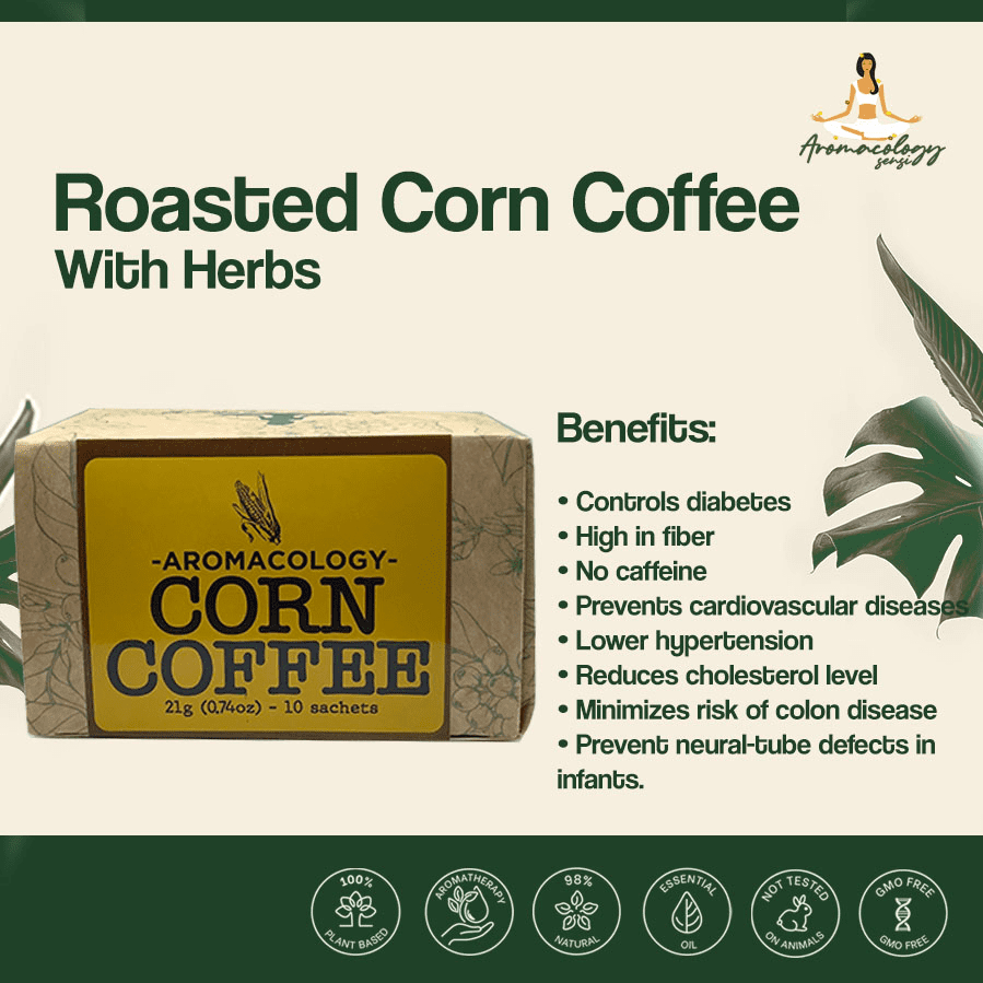 Roasted Corn Coffee - With Herbs (21g x 10 sachets) | Shopee Philippines