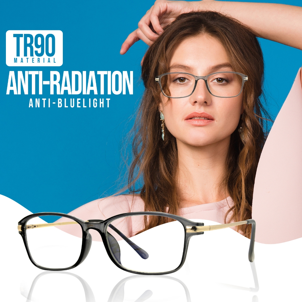 Anti Radiation Blue Light Blocking TR-90 Anti Blue Ray and UV Computer ...