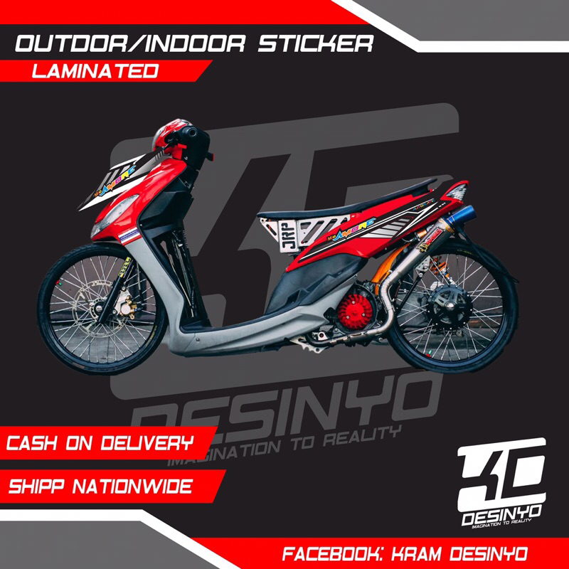 Yamaha Mio Sporty/Amore Sticker | Shopee Philippines