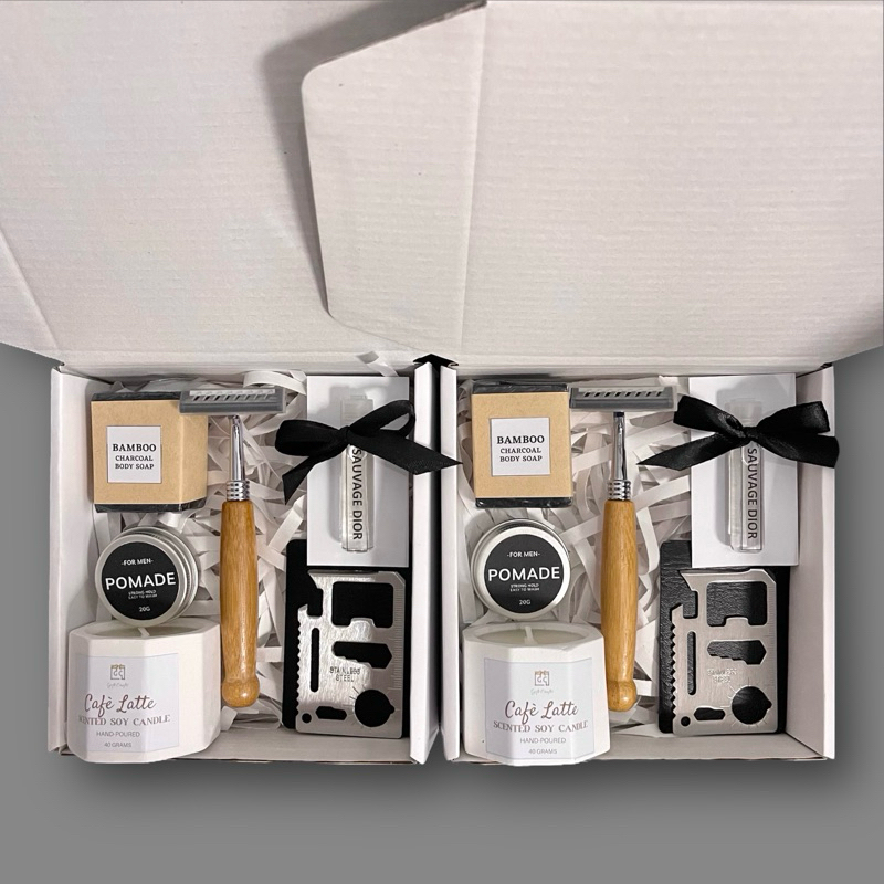 WHITE BOX | GIFT SET FOR MEN | entourage | wedding souvenir | favor ...