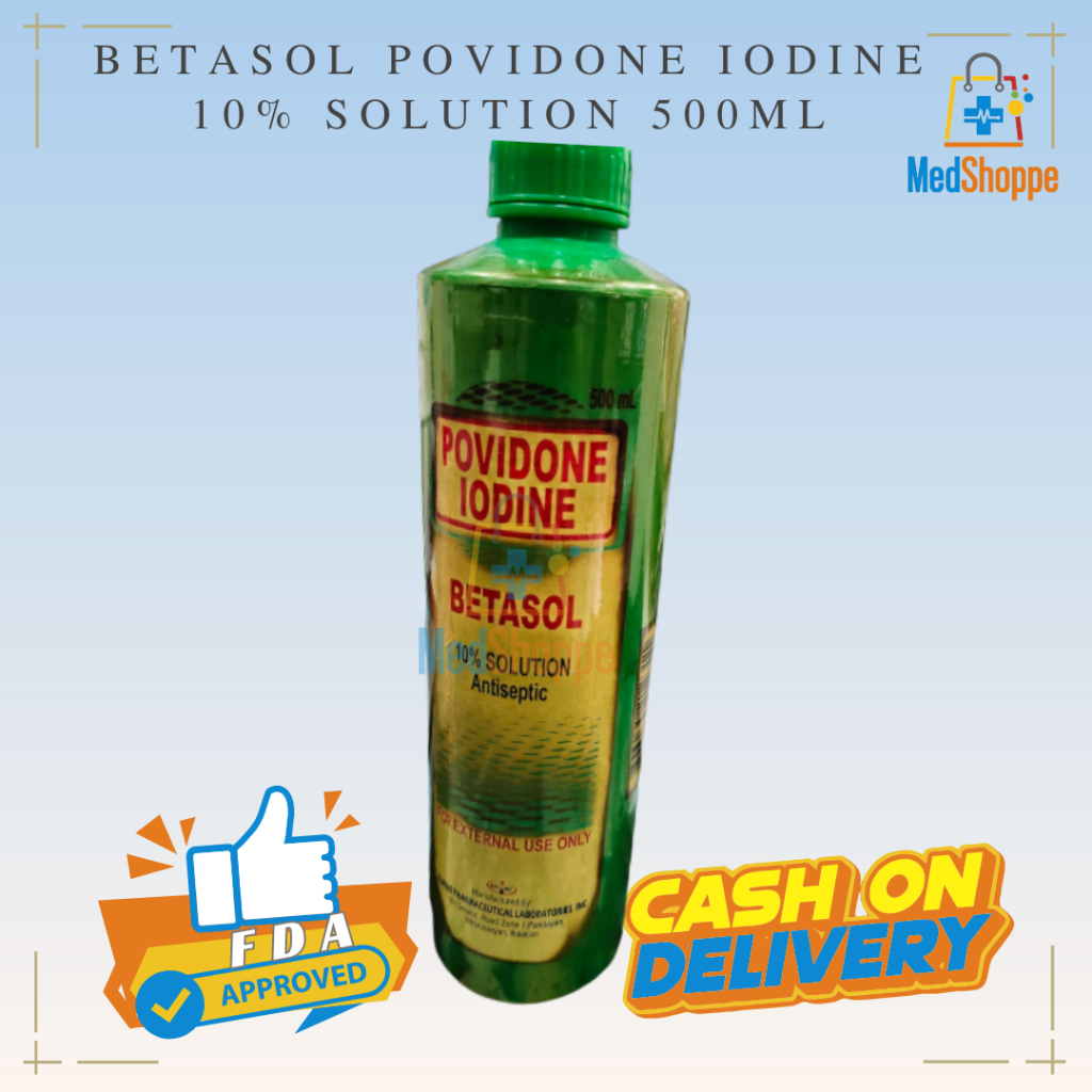 BETASOL / J.CHEMIE POVIDONE IODINE 10% SOLUTION ANTISEPTIC/DISINFECTANT ...