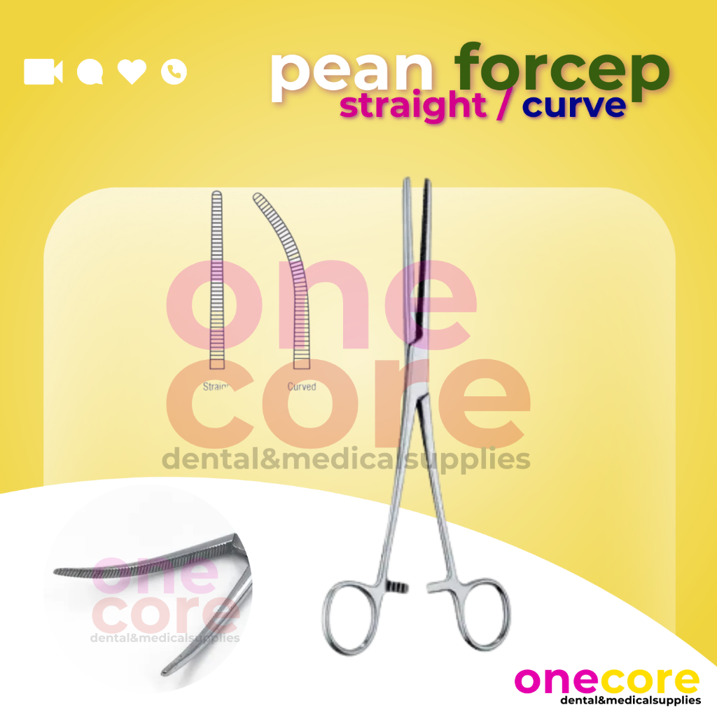 Pean Forcep Stainless Steel (Curve and Straight) | Shopee Philippines