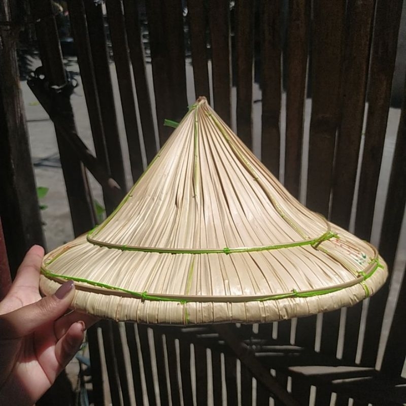 Salakot Anahaw leaves Made from Bicol Hand woven for Occasion and souvenirs | Shopee Philippines