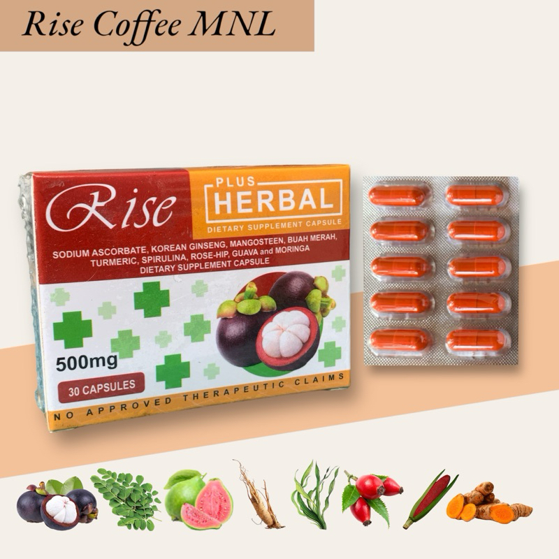 RISE Plus Herbal Capsule | Shopee Philippines