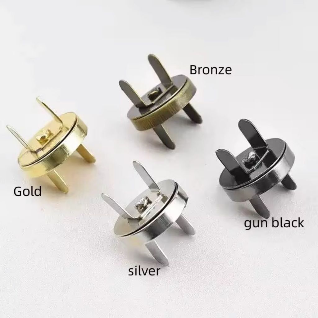 1 Set Closure Magnetic Fastener Clasp Snap for Purse Bag Sewing Craft ...