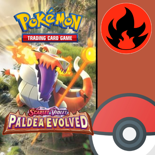 Scarlet & Violet | Paldea Evolved | Fire Type | Pokemon Trading Card ...