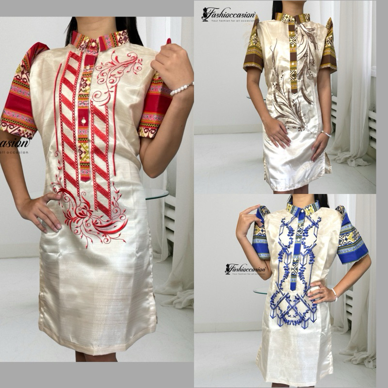 Filipiniana MC DRESS ETHNIC w/ BURDA Design -Filipiniana Modern Design ...