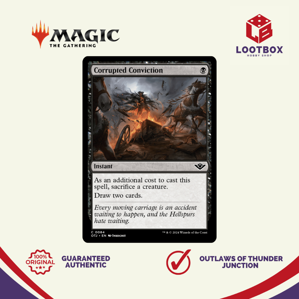 Magic the Gathering: Corrupted Conviction (Common) - Outlaws of Thunder ...
