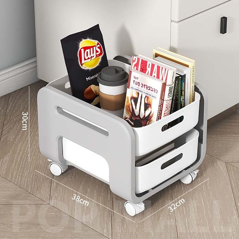 Layered rack organizer Book shelf Study & Office Drawer Unit Storage ...