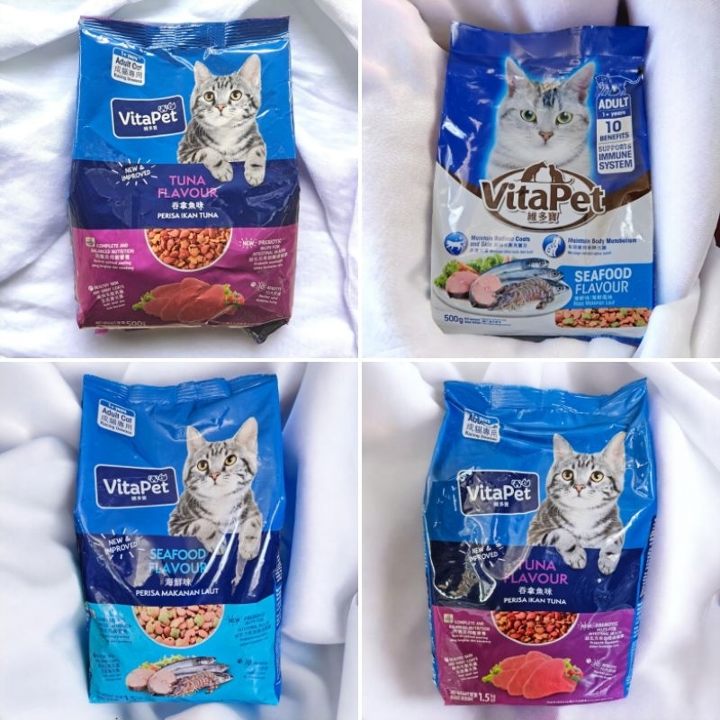 VitaPet Dry Cat Food (1.5kg) and (500g) | Shopee Philippines