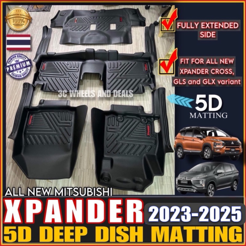 MITSUBISHI XPANDER/XPANDER CROSS 2023-2025 5D DEEP DISH MATTING ...