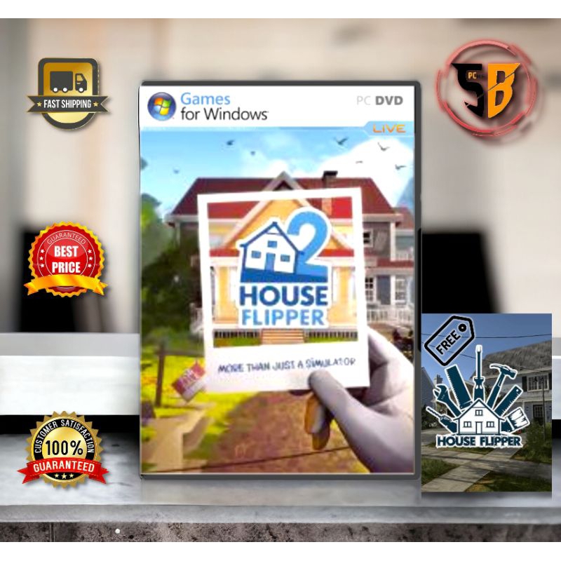 PC Laptop Video Game HF House Flipper 2 +House Flipper 1 Simulator US ...