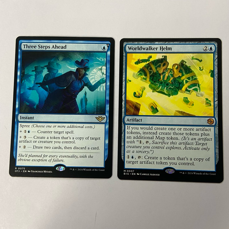 THREE STEPS AHEAD WORLWALKER HELM | OTJ OUTLAWS OF THUNDER JUNCTION ARCHMAGE’S CHARM | BLUE ...