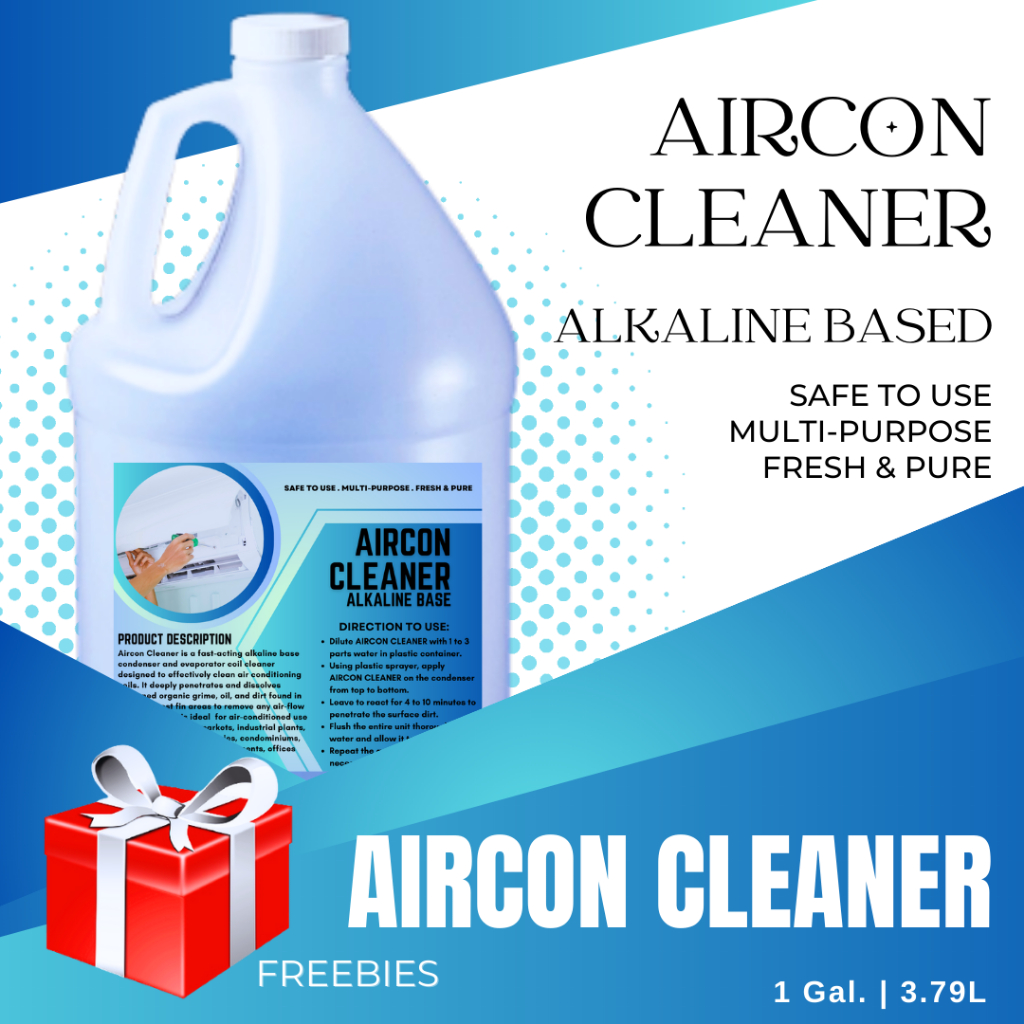 1 Gallon Aircon cleaner alkaline base effective condenser and ...