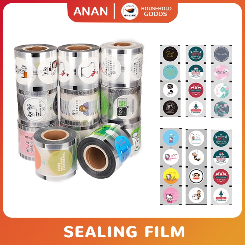 Frosted Sealing Film Cover Per Roll Sealer Film For Cup Milk Tea Cup ...