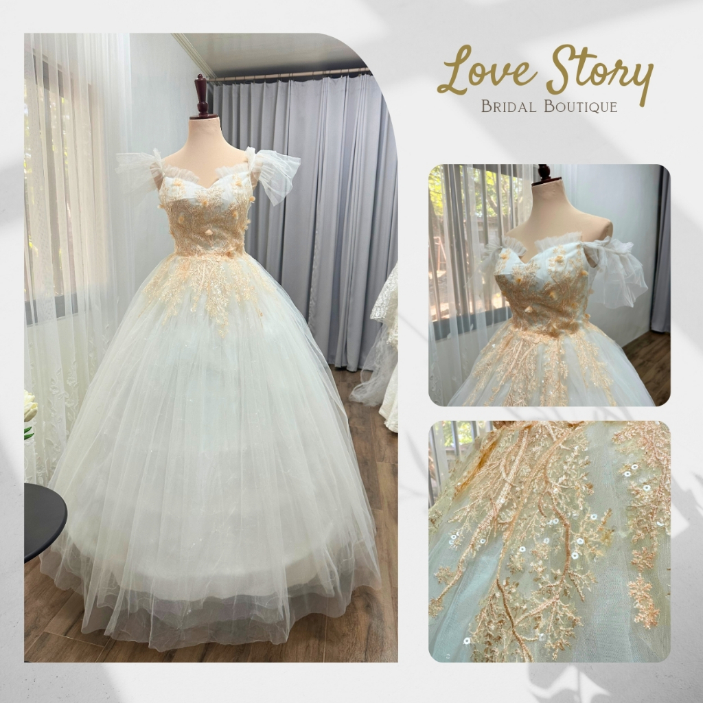 Debut Gown Prom Gown Love Story Bridal | Shopee Philippines