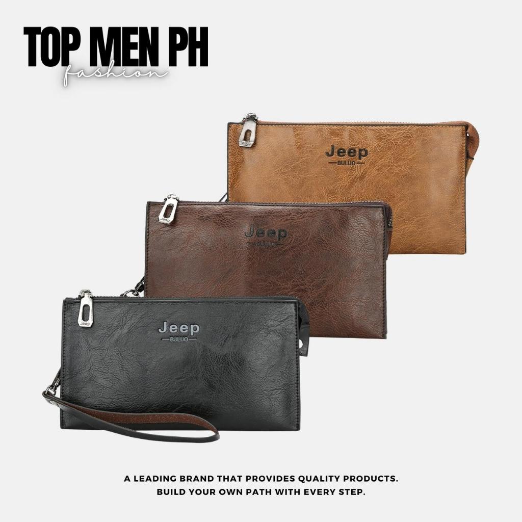 TOP MEN PH 2025 Long wallet for men high quality PU leather Korean ...