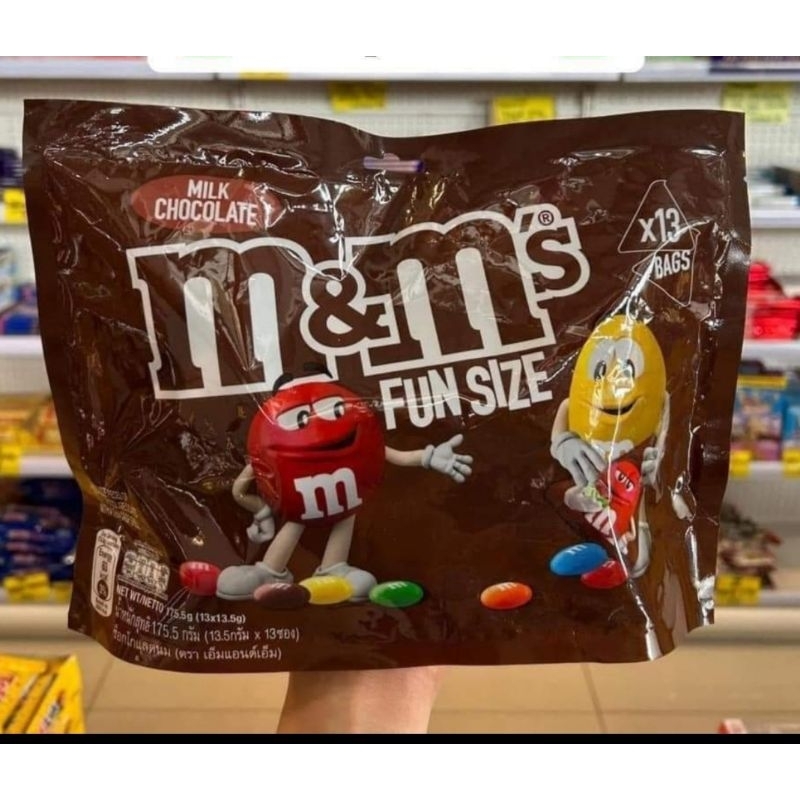 M&m's Milk Chocolate Fun Size 13pcsx13.5g | Shopee Philippines