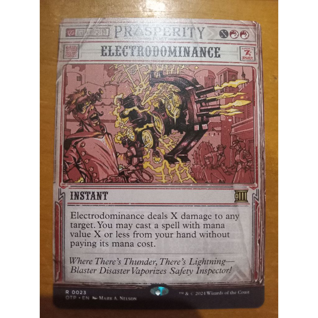 MTG Electrodominance Rare Outlaws of Thunder Junction Breaking News OTP ...