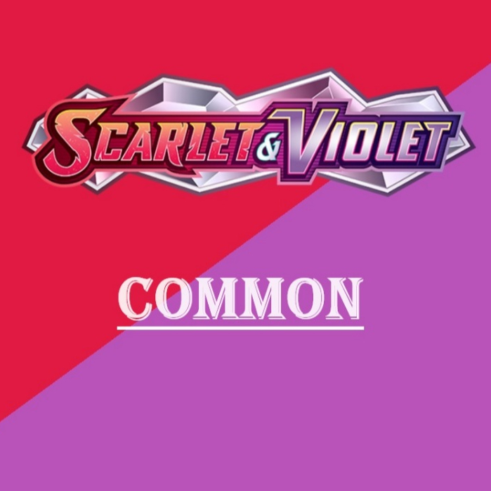 Pokemon TCG Scarlet and Violet Base Set Common Cards | Shopee Philippines