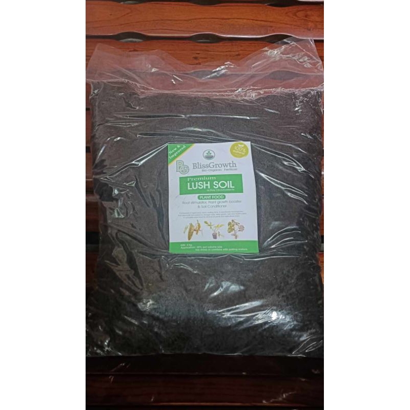 LUSH SOIL ORGANIC 4KGS/PACK (SOIL CONDITIONER/ROOT ENHANCER) | Shopee ...