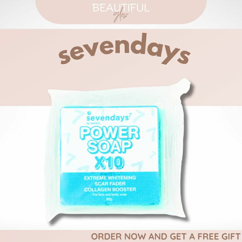 Sevendays Power Soap x10 Extreme Whitening | Shopee Philippines