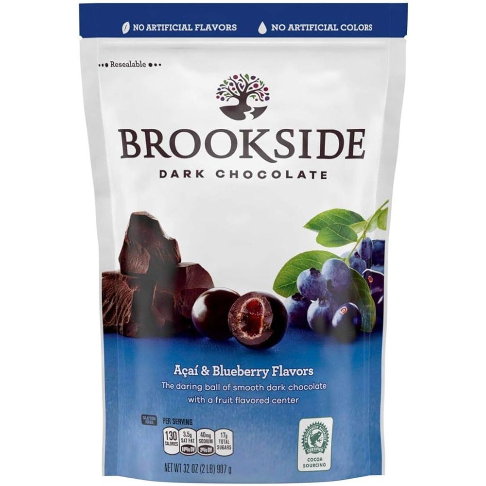 Brookside Acai & Blueberry Flavor Dark Chocolate [907g] | Shopee Philippines