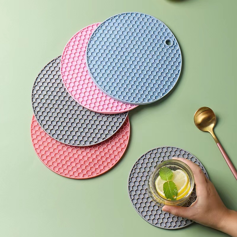 Factory Kitchen Utensil Heat Resistant Honeycomb Silicone Hot Pot ...