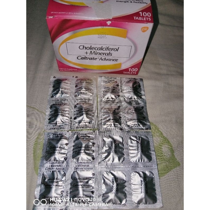 CALTRATE ADVANCE CHOLECALCIFEROL +MINERAL EXP2025 | Shopee Philippines
