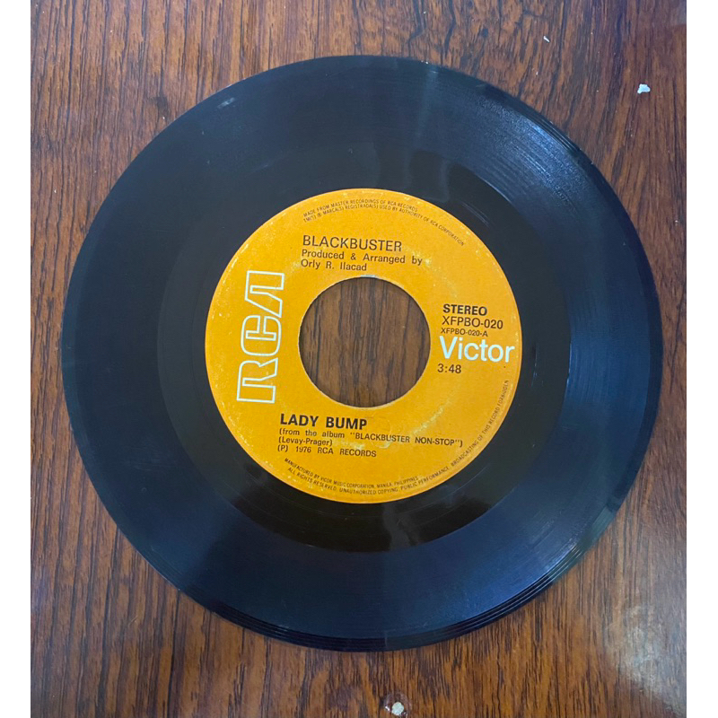 Blackbuster - LADY BUMP / Deep Purple - OPM Philippine Disco Funk Music ...