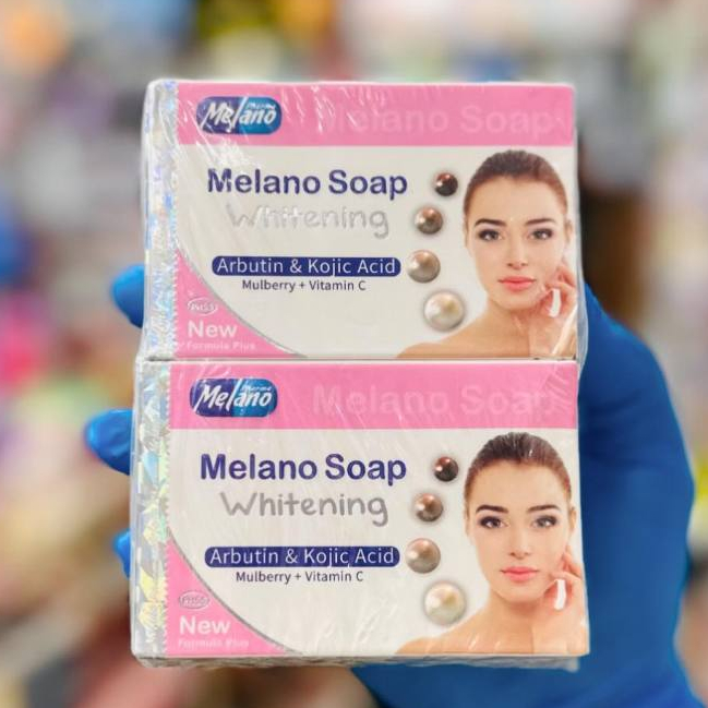 Melano Soap whitening with Arbutin & Kojic Acid for dark spots pekas ...