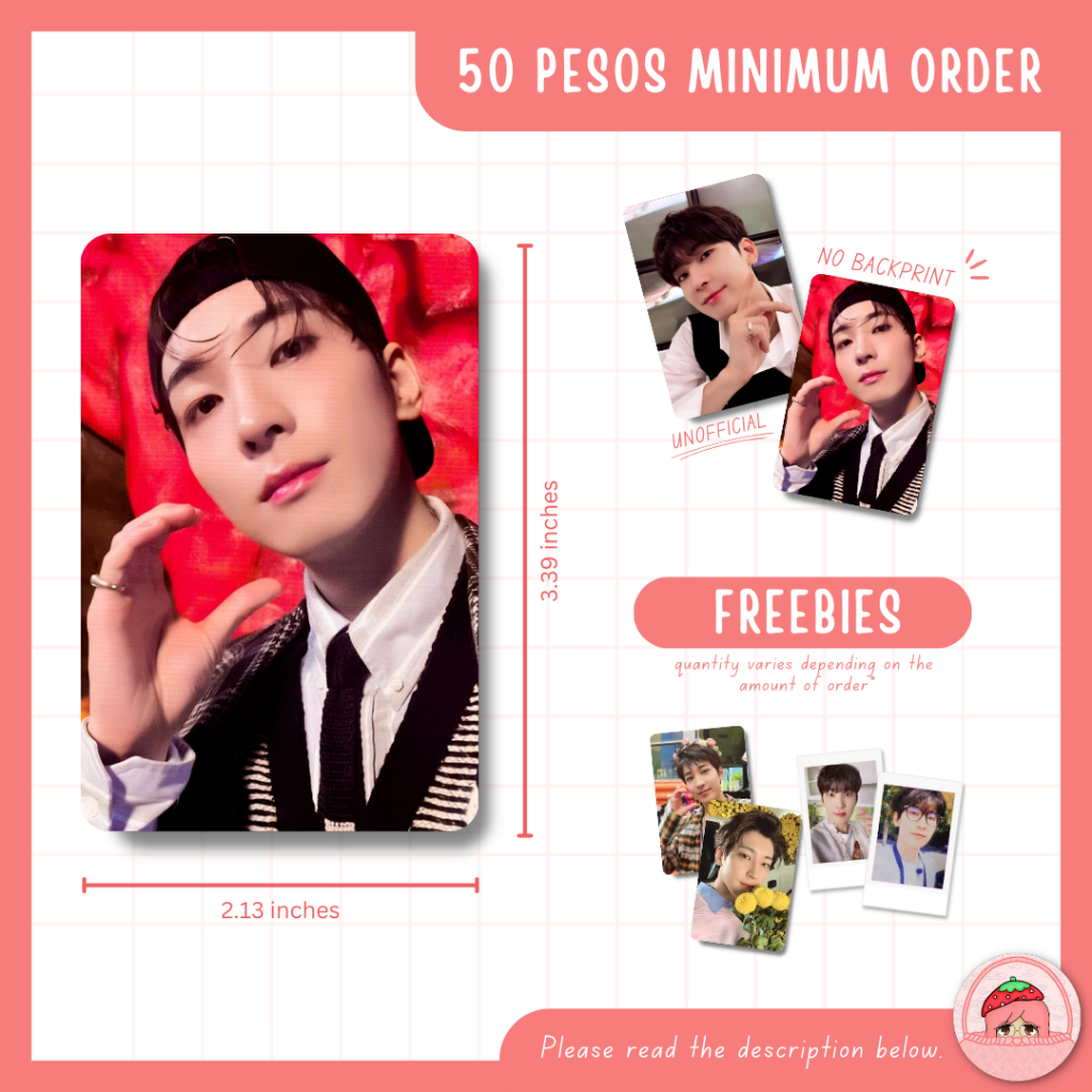 WONWOO 17RH PC PHOTOCARD UNOFFICIAL FANMADE PRINT LOMO KPOP | Shopee ...