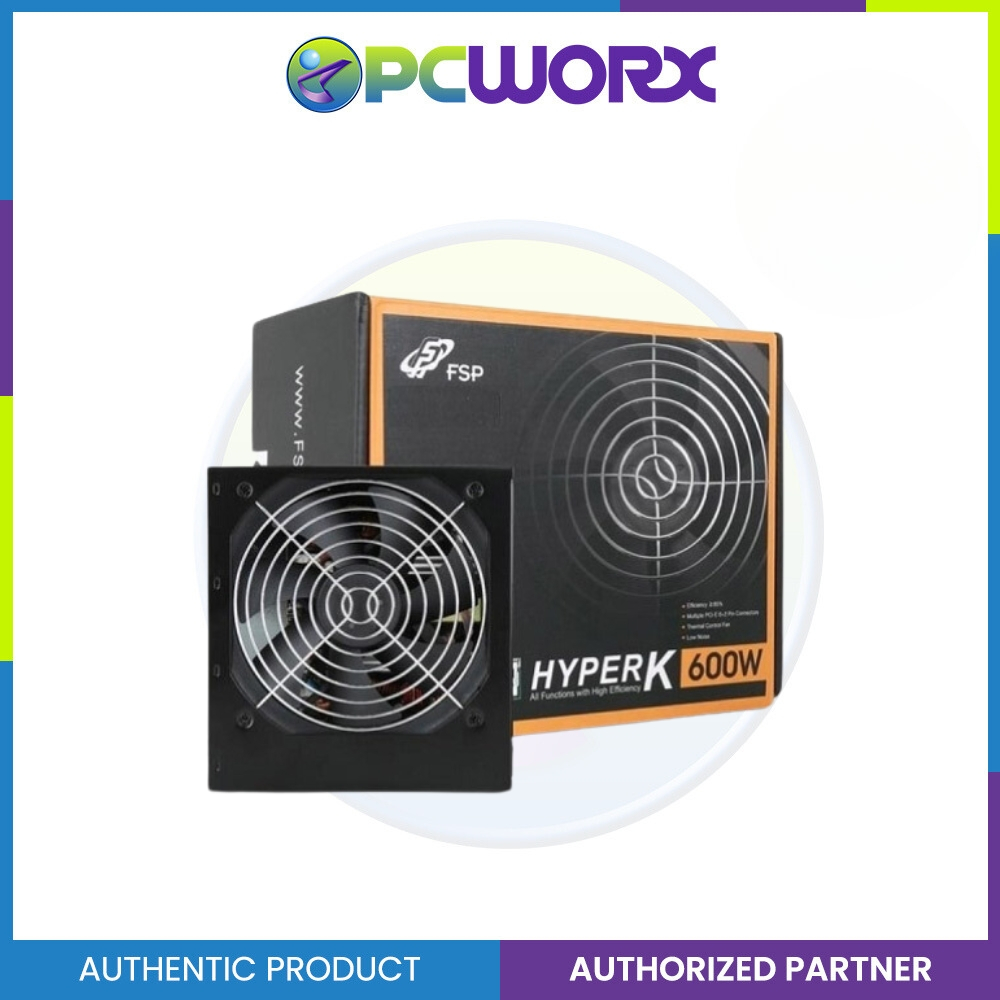 FSP HYPER-K HP600S 600W 80+ APFC Non-Modular Power Supply | Shopee ...