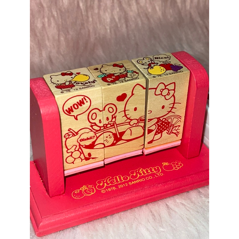SANRIO 2012 Hello Kitty Wooden Stamp Set | Shopee Philippines