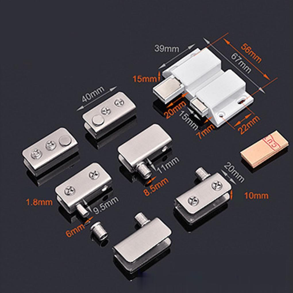 Double Magnetic Hinge For Glass Cabinets | Shopee Philippines