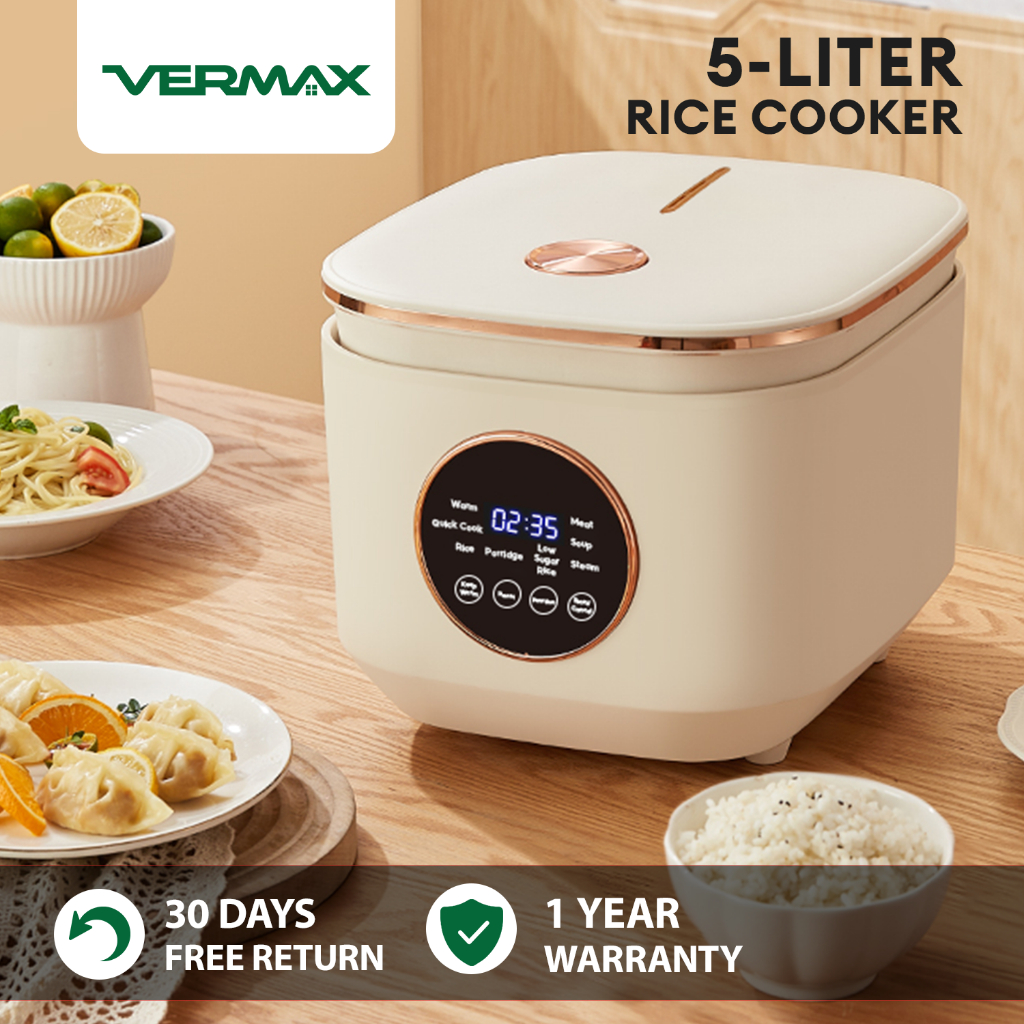 Vermax rice cooker 5L Smart rice cooker | Shopee Philippines