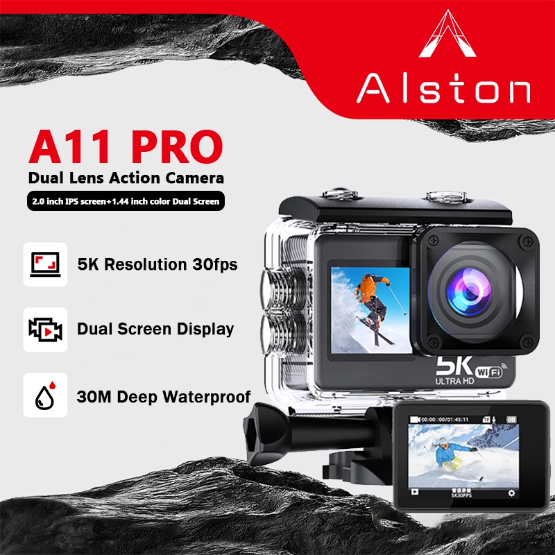 E-CAM A11 PRO Camera Sports action 5K HD Underwater Video Wireless WIFI ...