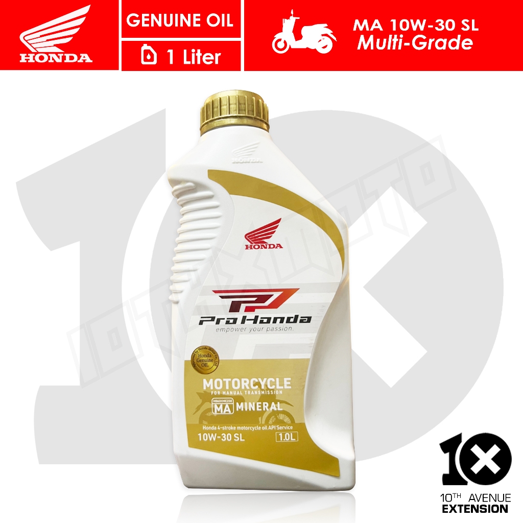 10thX Honda Genuine Oil 4T SL 10W30 MA (Gold ) for Motorcycle | Shopee ...