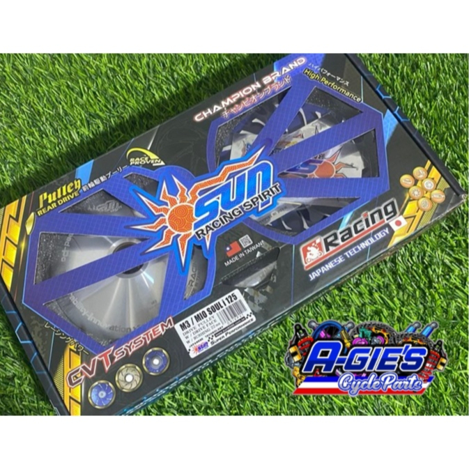 SUN RACING | PULLEY W/ DRIVE FACE & BUSHING | M3 / MIO SOUL I 125 ...