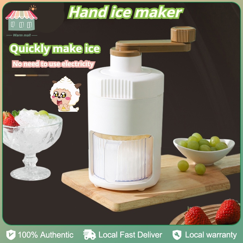 portable mini manual ice crusher hand crank manual ice breaker ...