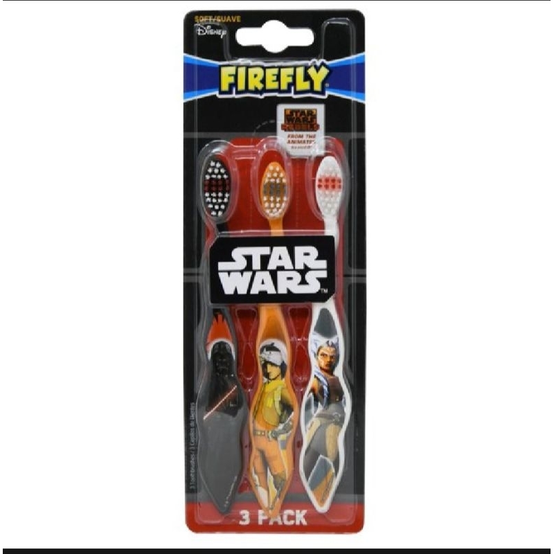 Firefly Star wars Toothbrush 3pcs | Shopee Philippines