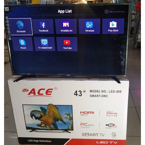 Brand New Ace Smart LED TV 43 Inches Comes With All Accessories And ...