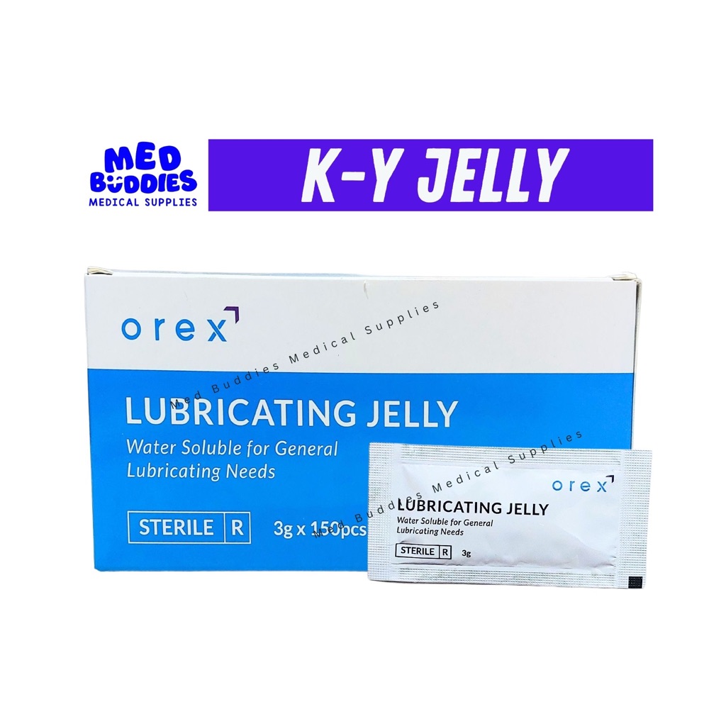 OREX Lubricating Jelly 3 or 5 Grams | 3g 5g KY Lubricant Gel (Sold per ...