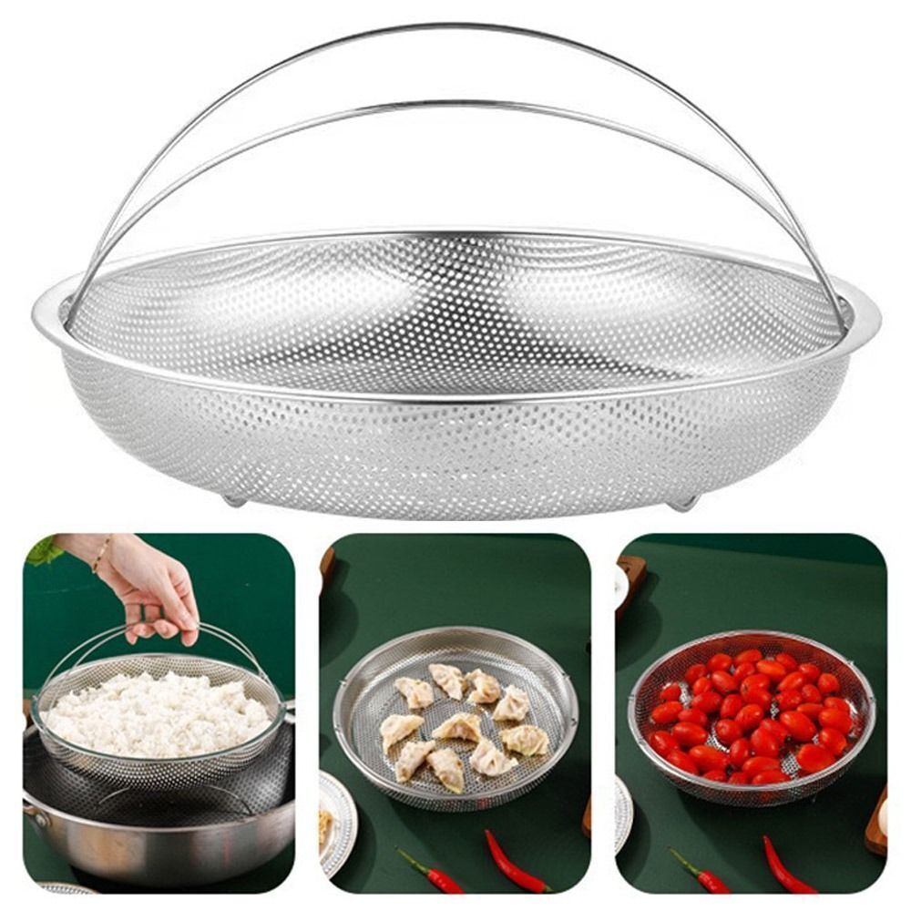 Stainless Steel Food Steamer Basket Steamer Shelf Steaming Grid ...