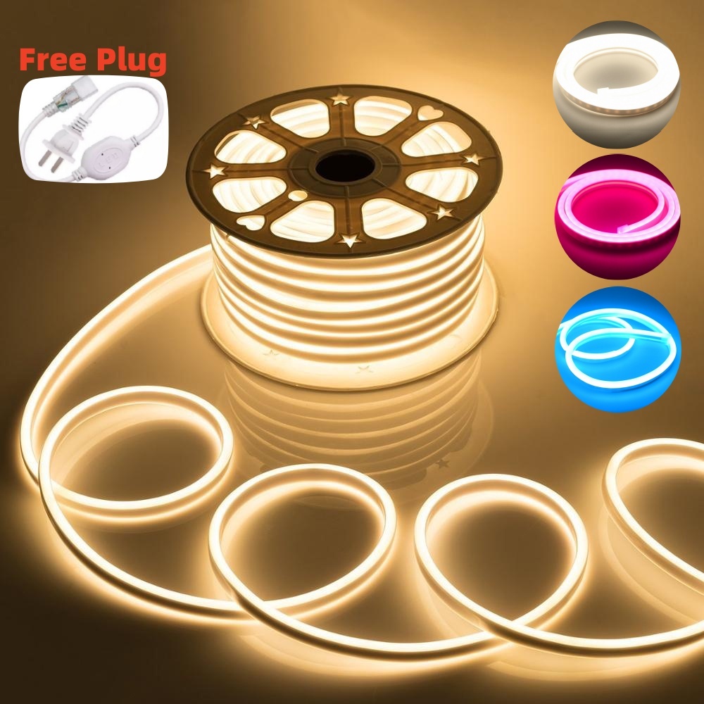 LED Flexible Double Sided Neon Light Strip IP67 Waterproof LED Light ...