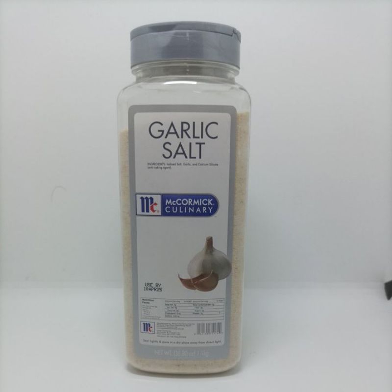 McCormick Garlic Salt 1.1kgs | Shopee Philippines