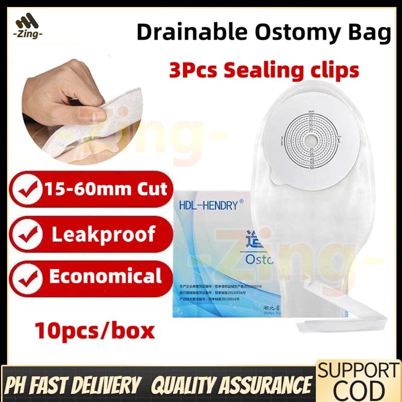 10PCS System Colostomy Stoma Bag Pouch Ileostomy Ostomy Bag Stoma Cut ...