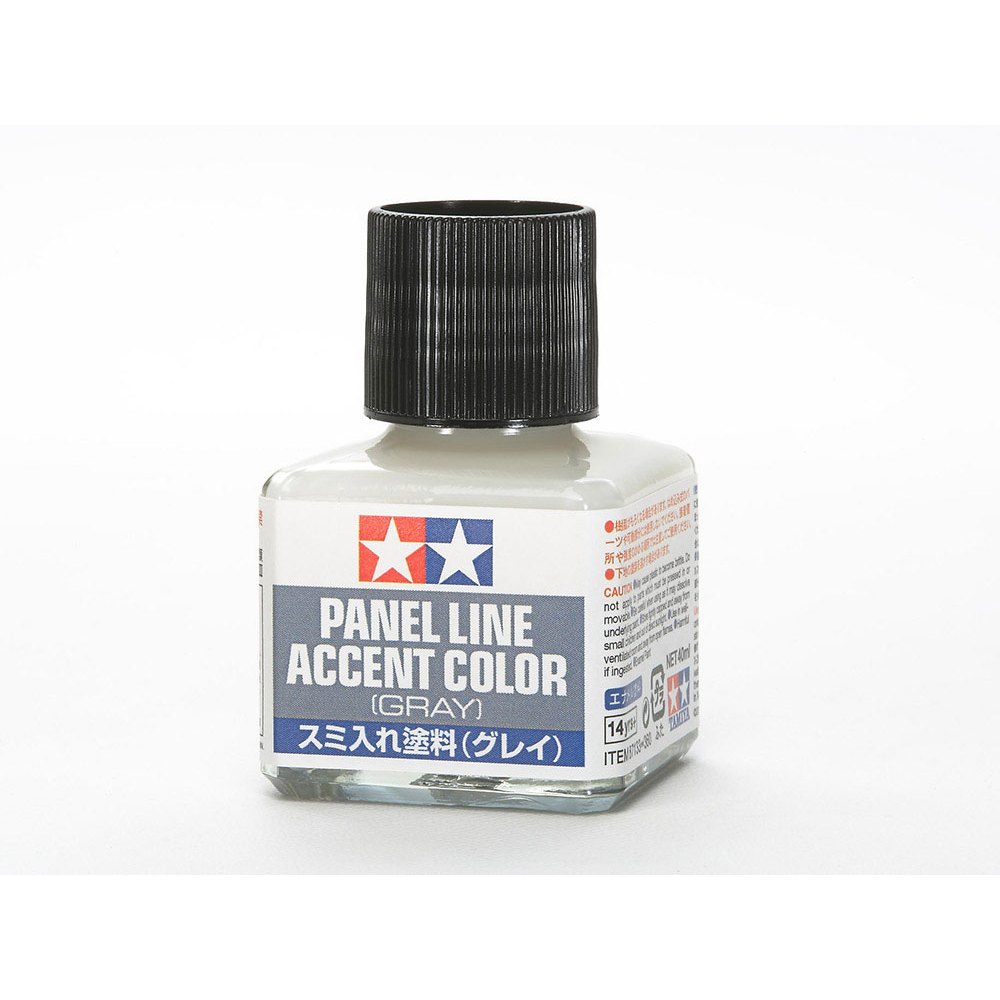 Tamiya Panel Line Accent Color for Panel Lining Gunpla & Scale Models - Black / Gray / Brown ...