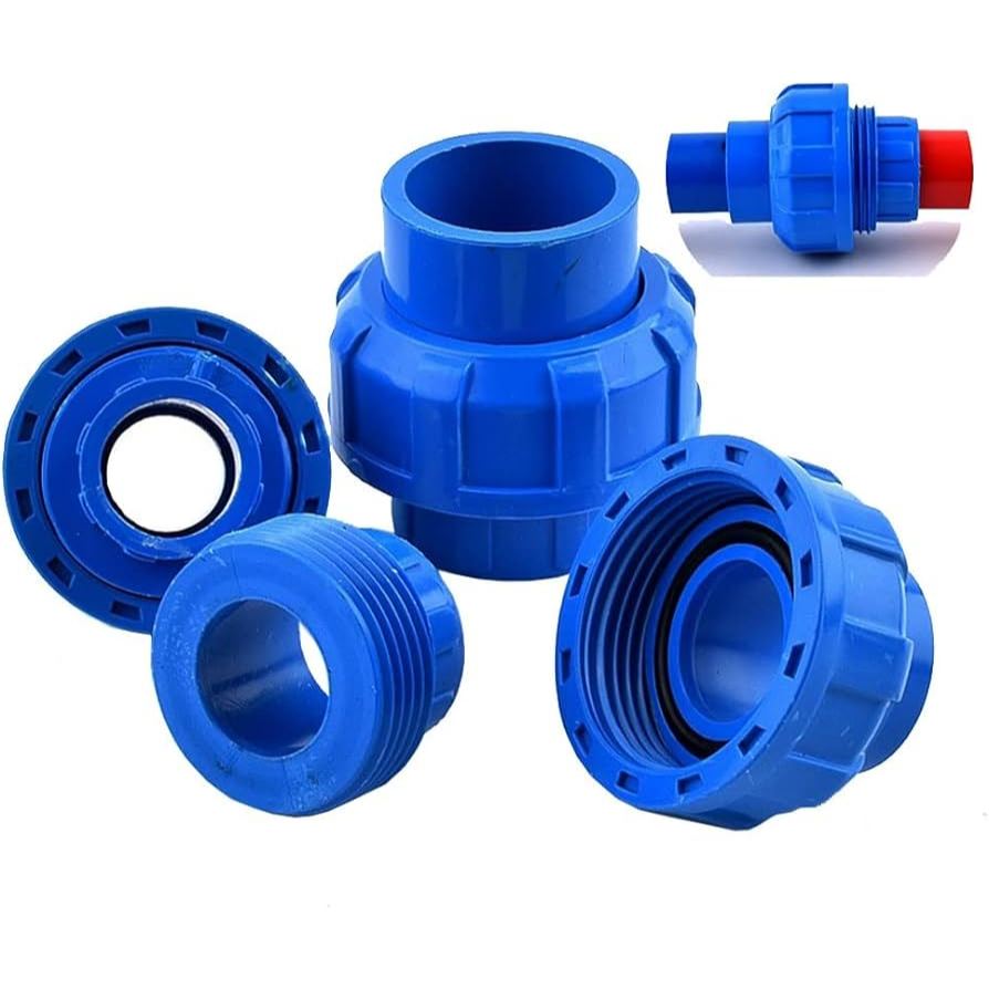 PVC Blue Pipe Fittings 1/2" Elbow /Tee /Coupling /Female Adapter/Male ...