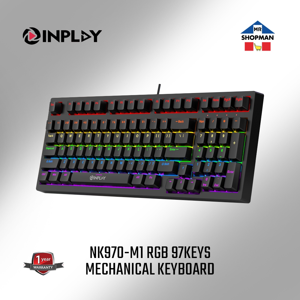 Inplay NK970-M1 Black RGB 97-Keys Mechanical Gaming Keyboard | Shopee ...